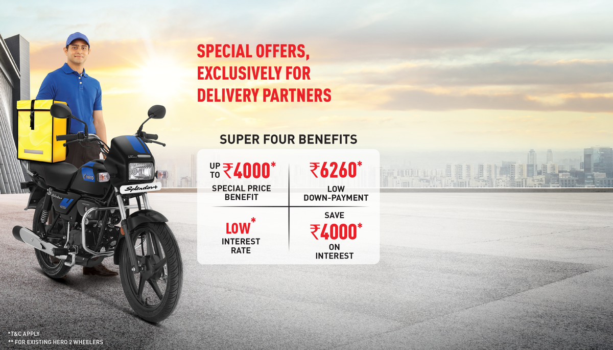 Hero MotoCorp Food Delivery Campaign
